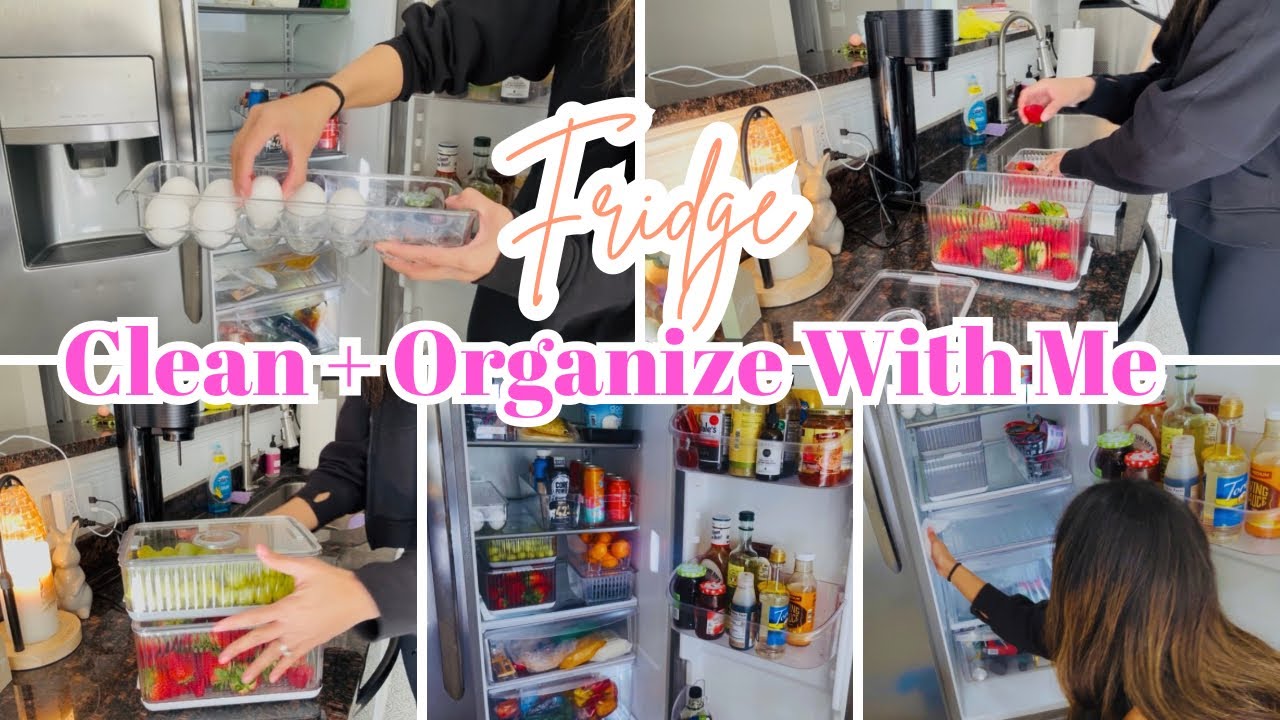 Fridge Clean Out | Clean & Organize | Putting Away Groceries - YouTube