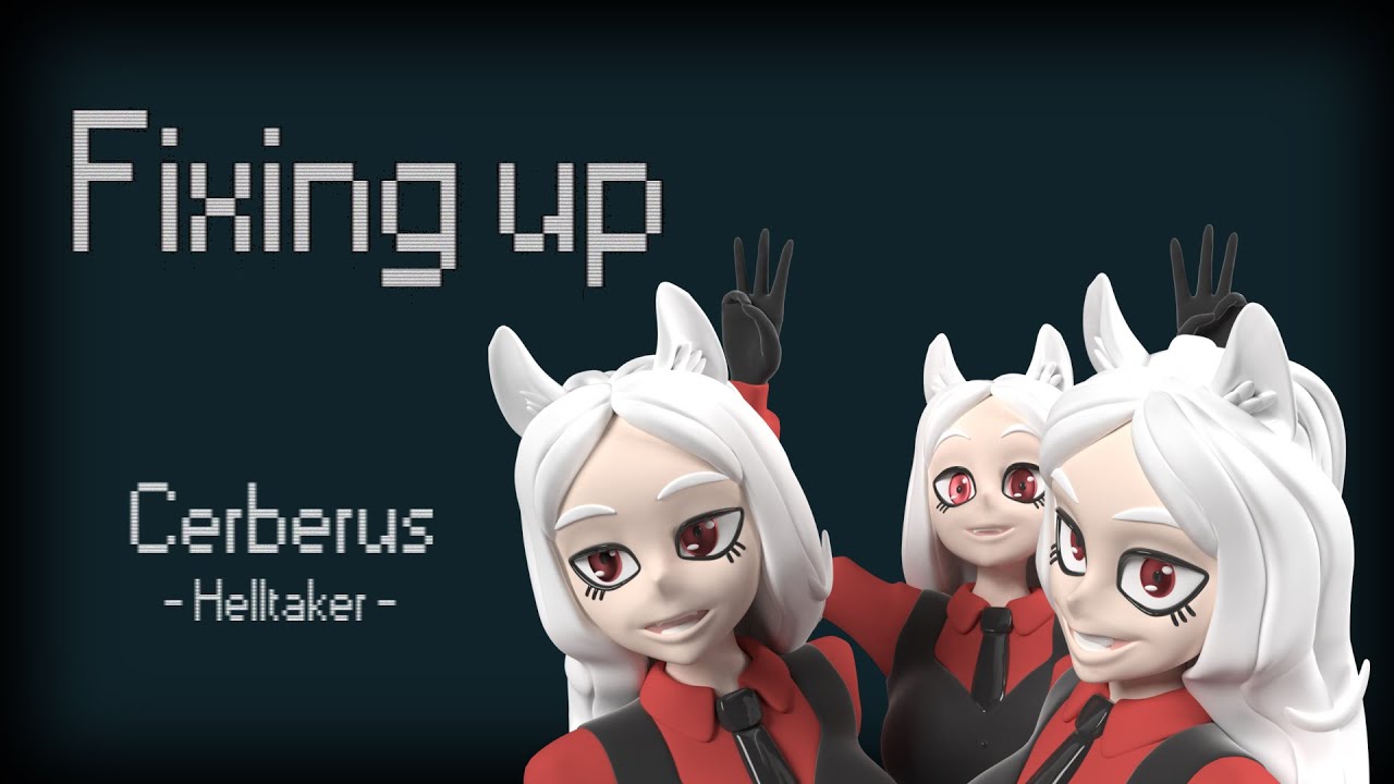 3D Print - Fixing up - Cerberus - Helltaker - YouTube