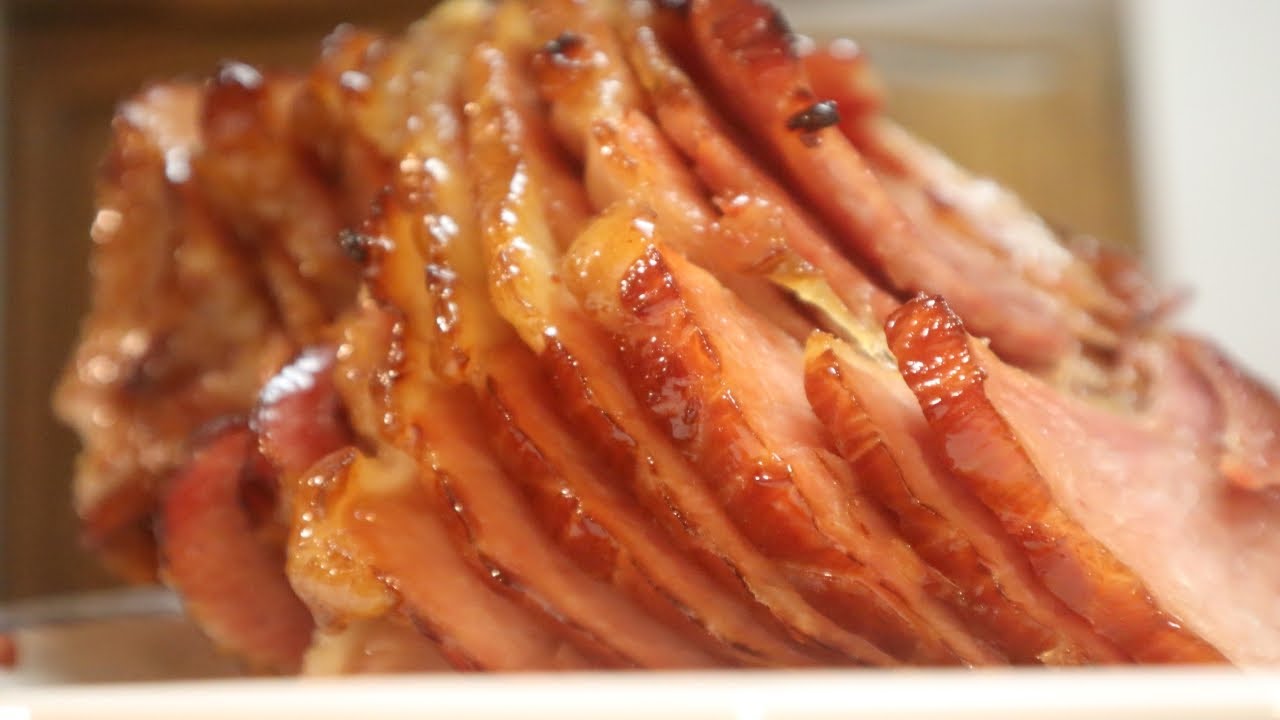 Brown Sugar Glazed Honey Baked Ham - YouTube