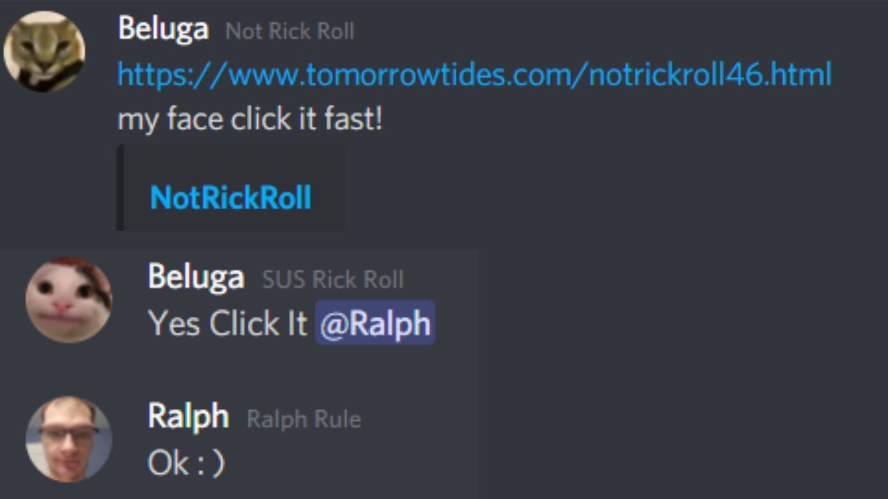 When Beluga and Hecker Rick Roll Ralph...(Part 1) - YouTube