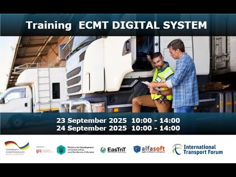 Training session for Private Sector "Using the ECMT Digital Platform ...