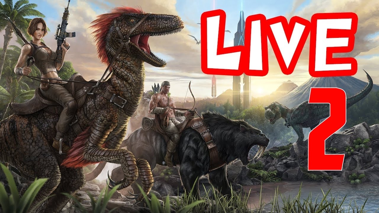Playing Ark Multiplayer the PS4 COME AND PLAY ALONG - YouTube