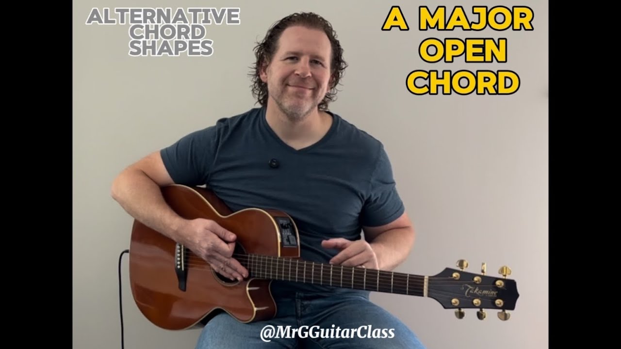 How To Play A Major Open Guitar Chord | ALTERNATIVE OPEN CHORD | Pt2 ...