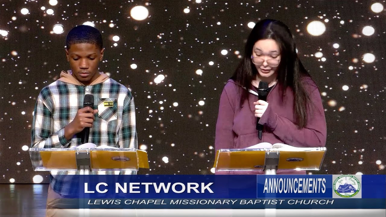 Lewis Chapel Weekly Announcements (1-19-25) - YouTube