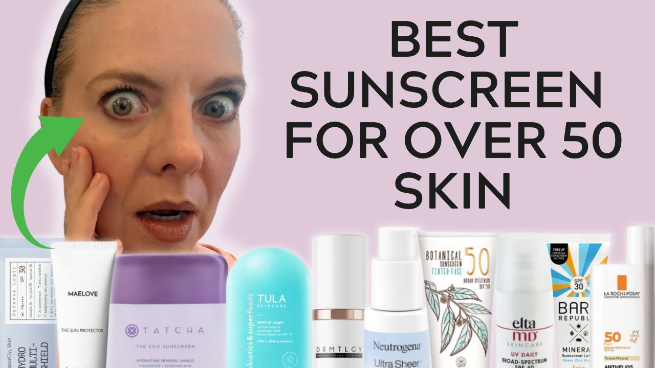 Drugstore to High End - The Perfect Sunscreen for Over 50 - YouTube