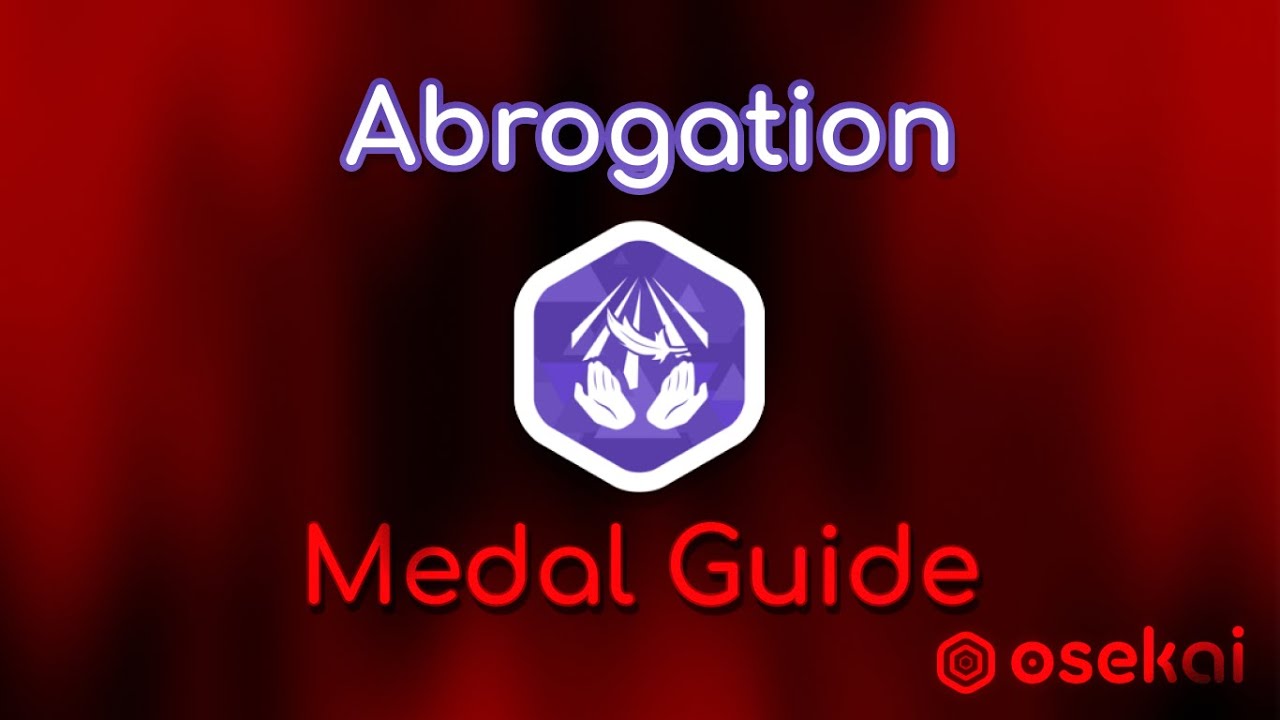 osu! Medal Guide: Abrogation (NEW MEDAL) - YouTube