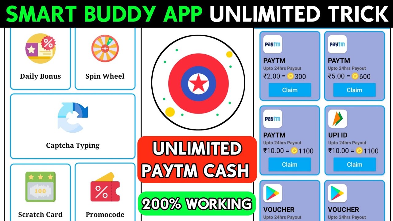 Smart Buddy App Unlimited Trick | Smart Buddy App Payment Proof | Smart ...