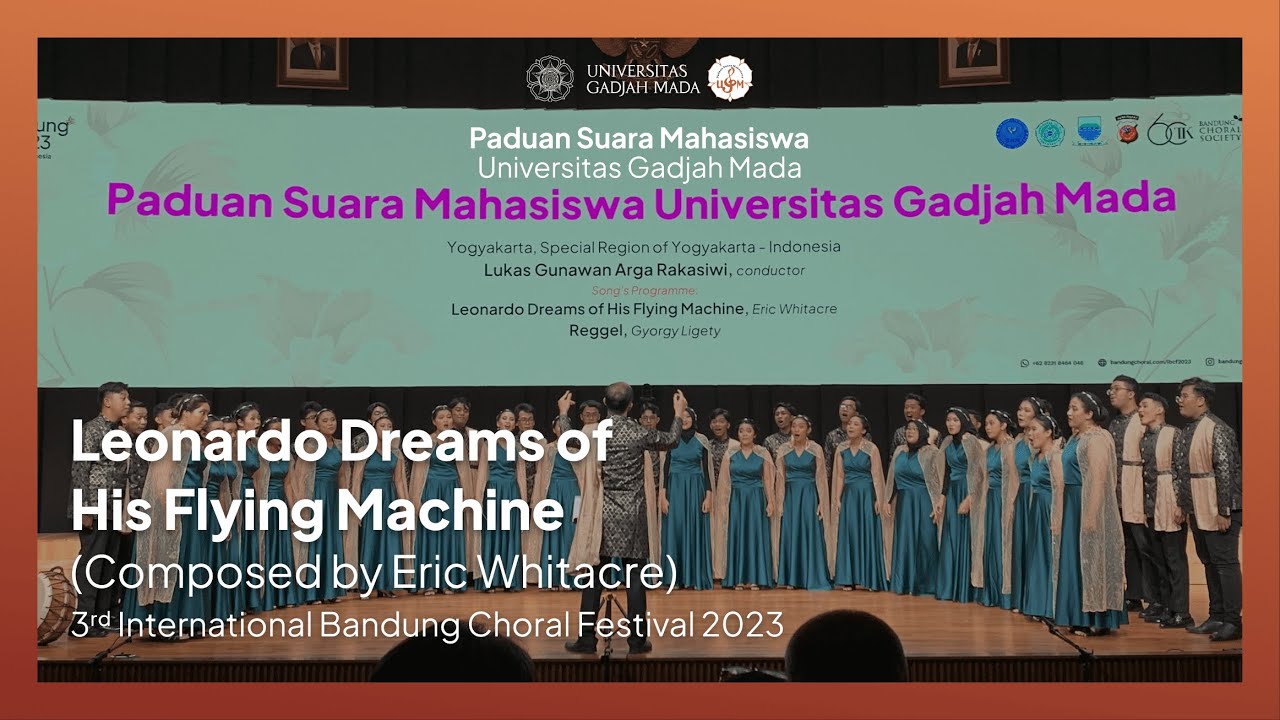 PSM UGM - Leonardo Dreams of His Flying Machine (Composed by Eric ...
