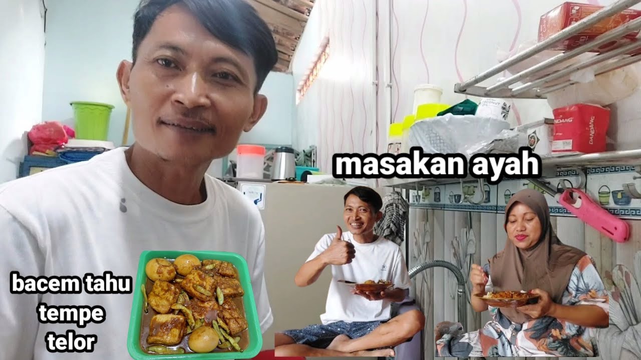 Menu Kali ini Baceman Tahu + Tempe Dan Telor - YouTube
