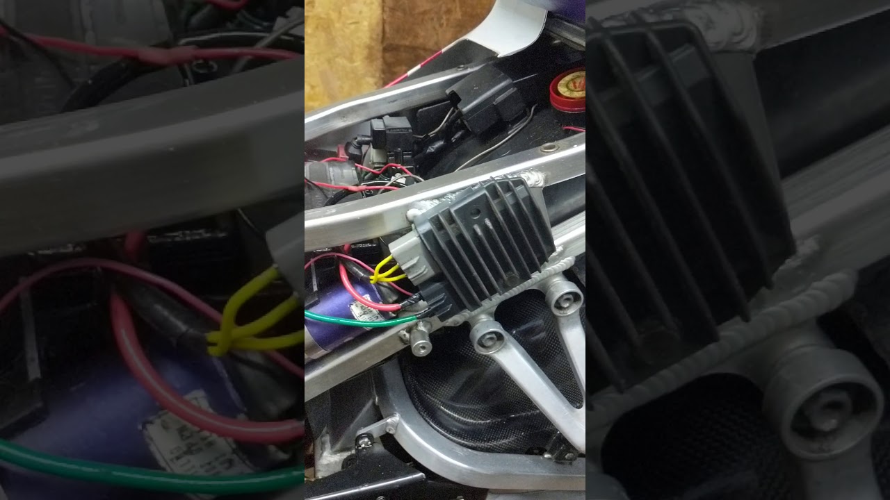 CBR 900 rectifier upgrade - YouTube