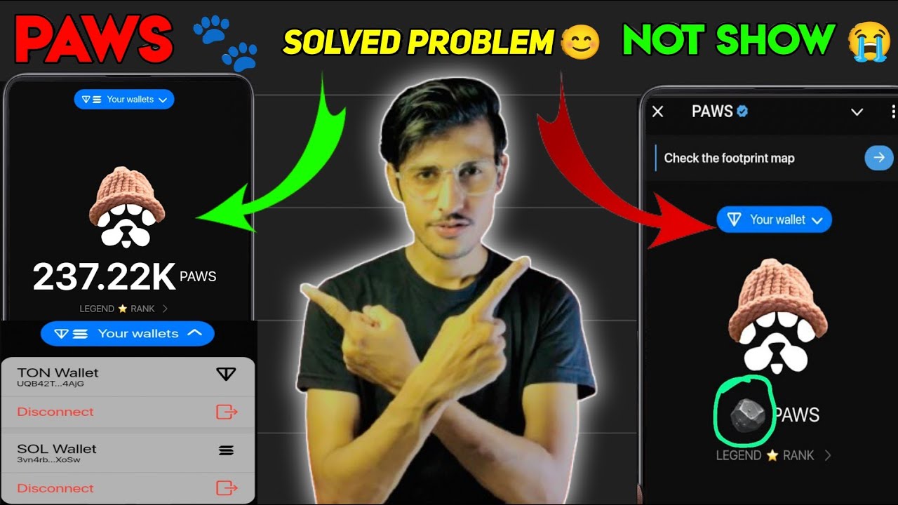 Paws Verify Via PAWS Web || Paws Airdrop Token Not Showing Solution ...