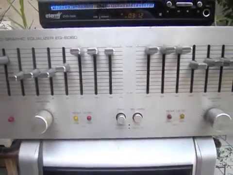 CCE Stereo Graphics Equalizer EQ-6060 - YouTube