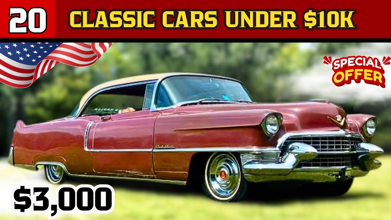 Cheap Classic Cars for Sale, under $10,000 #carforsale - YouTube