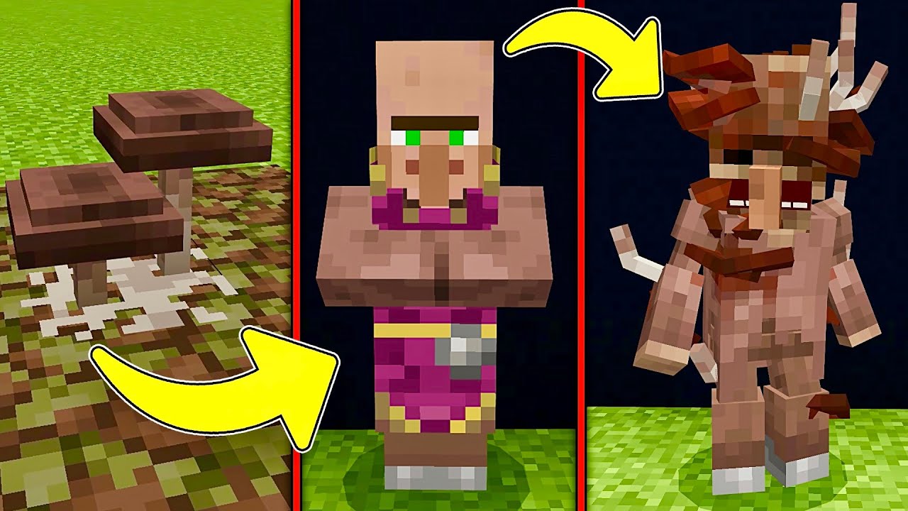 I infected VILLAGER with Cordyceps in Minecraft PE - YouTube