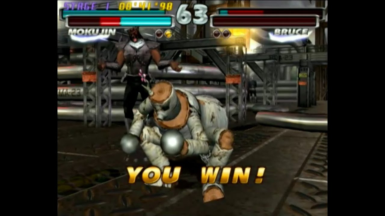 Tekken Tag Tournament PS2 - Arcade Mode with Mokujin & Armor King - YouTube