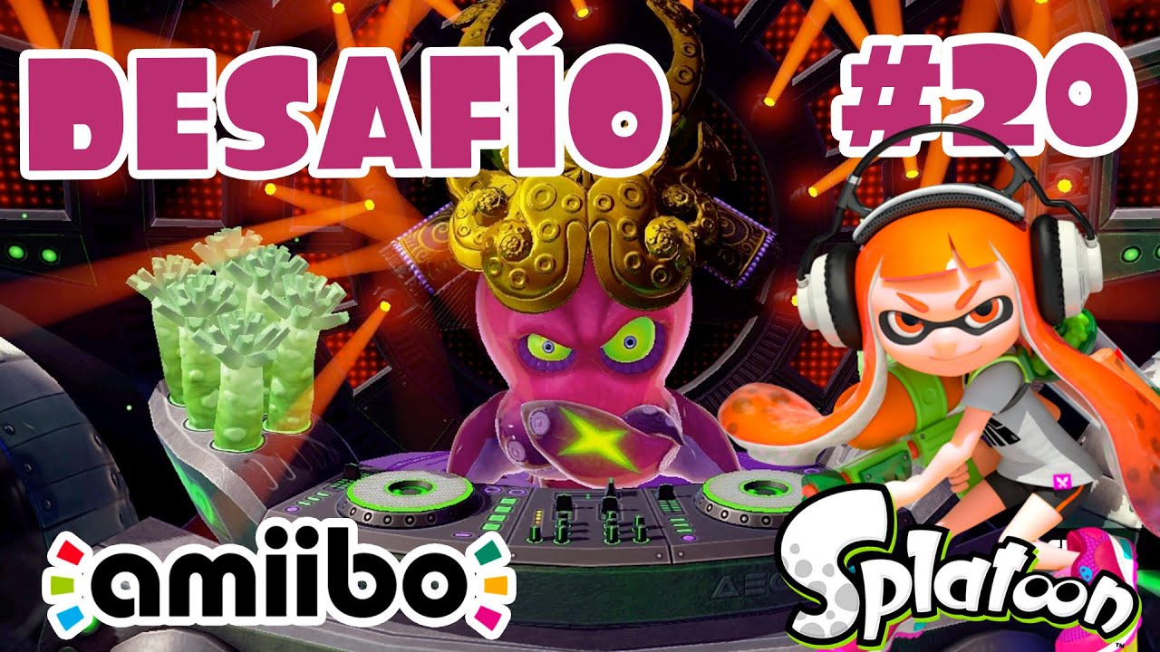 Desafío Amiibo #20 Inkling Chica - Splatoon - El baile final contra el ...