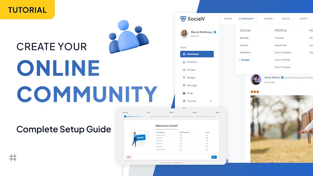 A Complete Setup Guide Steps o Create Your Online Community With ...