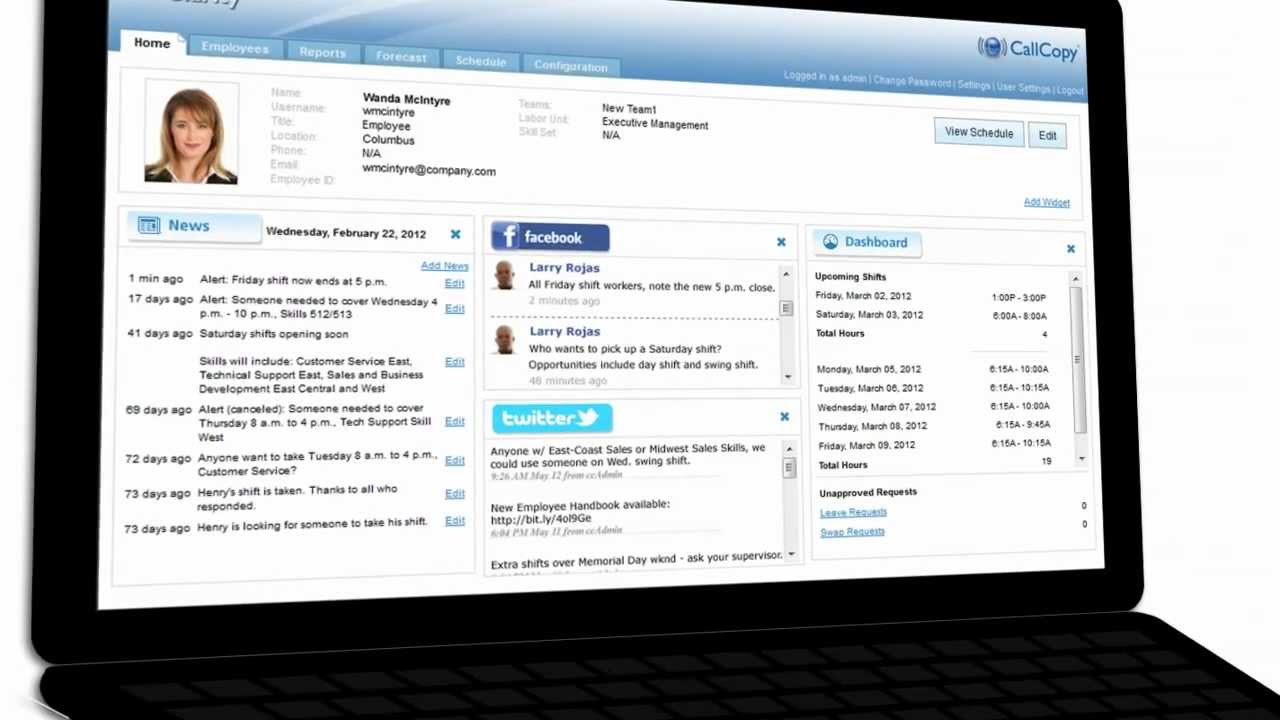 CallCopy's cc: Clarity Overview - Workforce Management - YouTube