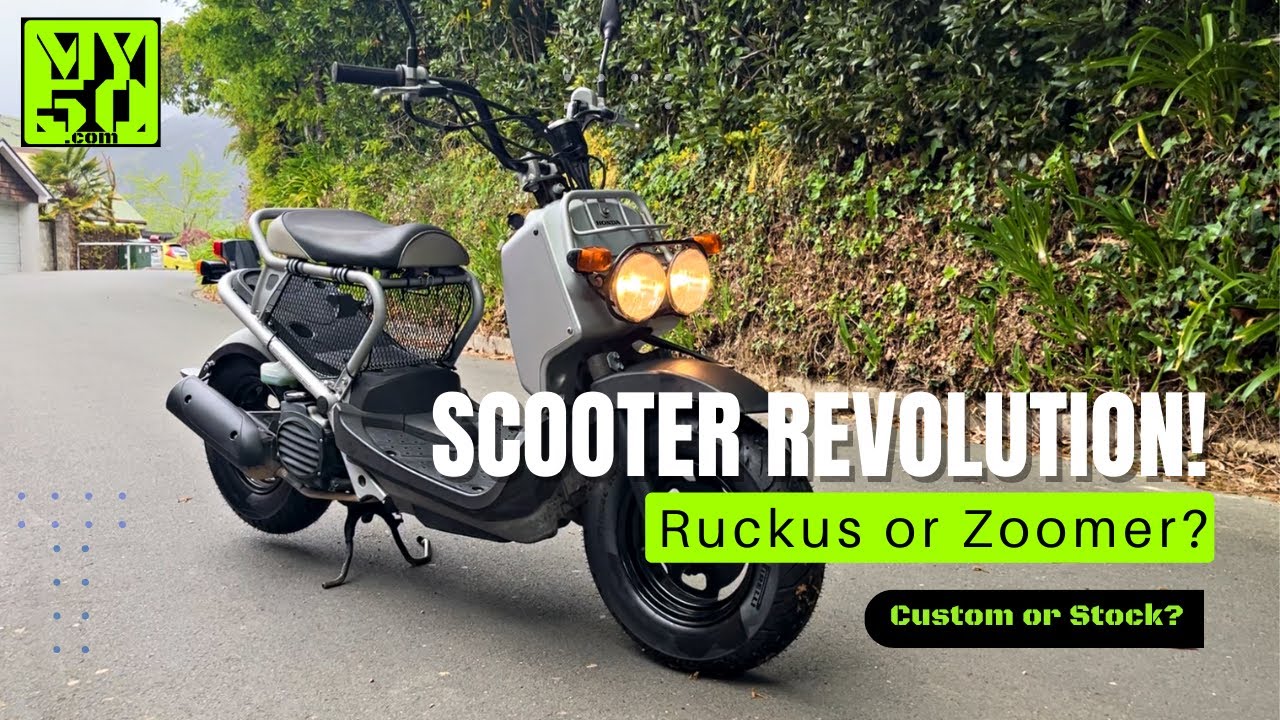 Unveiling the Honda Ruckus / Zoomer! - YouTube