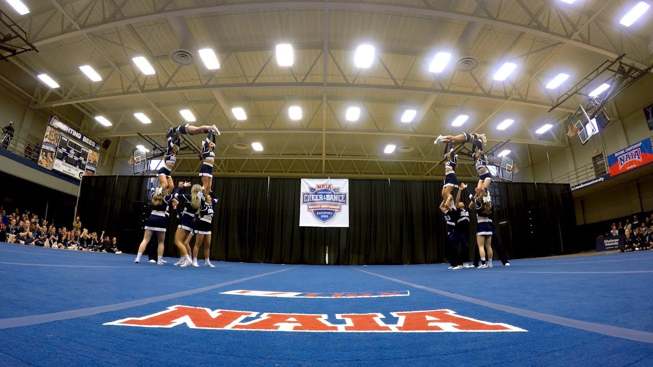SAU Cheer NAIA National Performance 2019 - YouTube