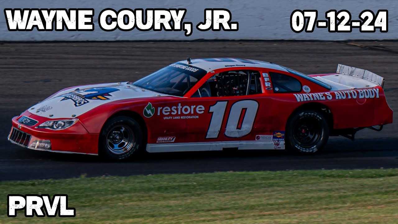 Wayne Coury, Jr. | #10 Late Model (STAFFORD // 07-12-24) - YouTube