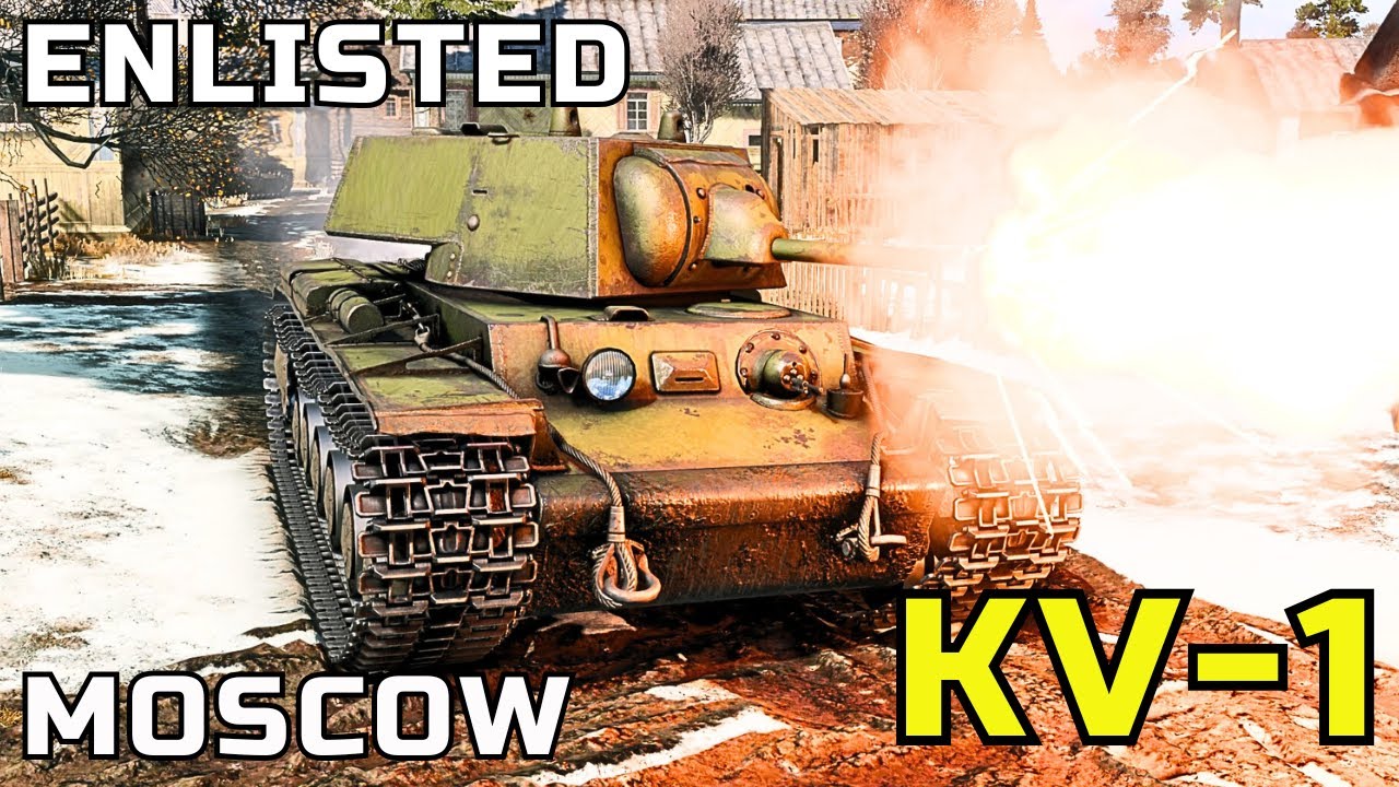 Enlisted tank gameplay: Battle for Moscow - Fortified district | BR III ...