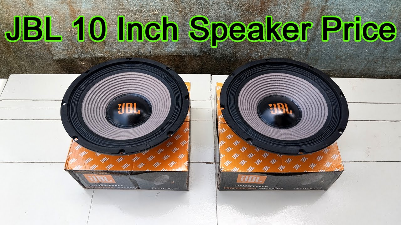 10 Inch JBL Speaker Price In Bangladesh 2024 - YouTube