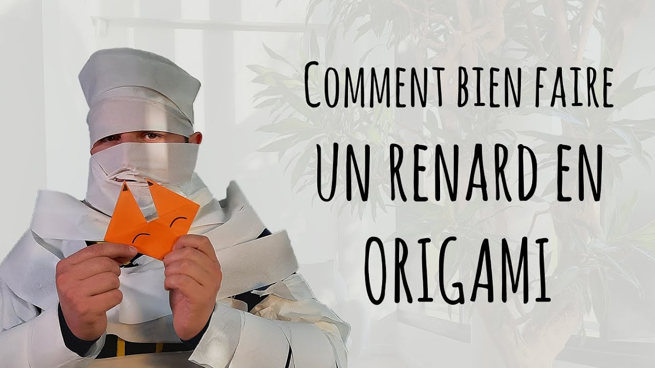 TUTO : Comment bien faire un renard en origami ? - YouTube