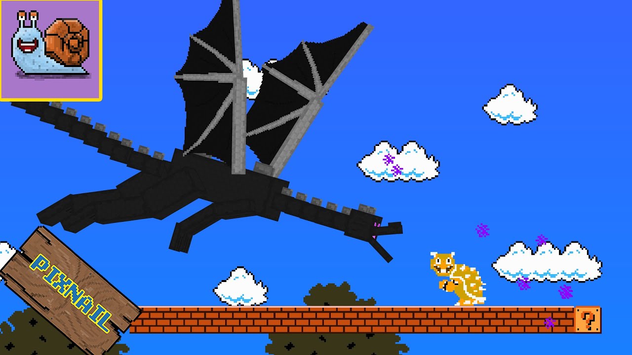 Super Mario: SuperMario vs Minercraf. Ender Dragon Ep2.1 | Short video ...