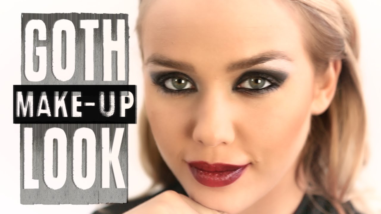 KIM EXPERIMENTIERT: GOTH LOOK - YouTube