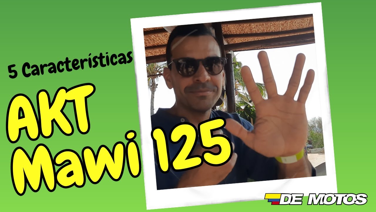 AKT Mawi 125 5 Características - YouTube