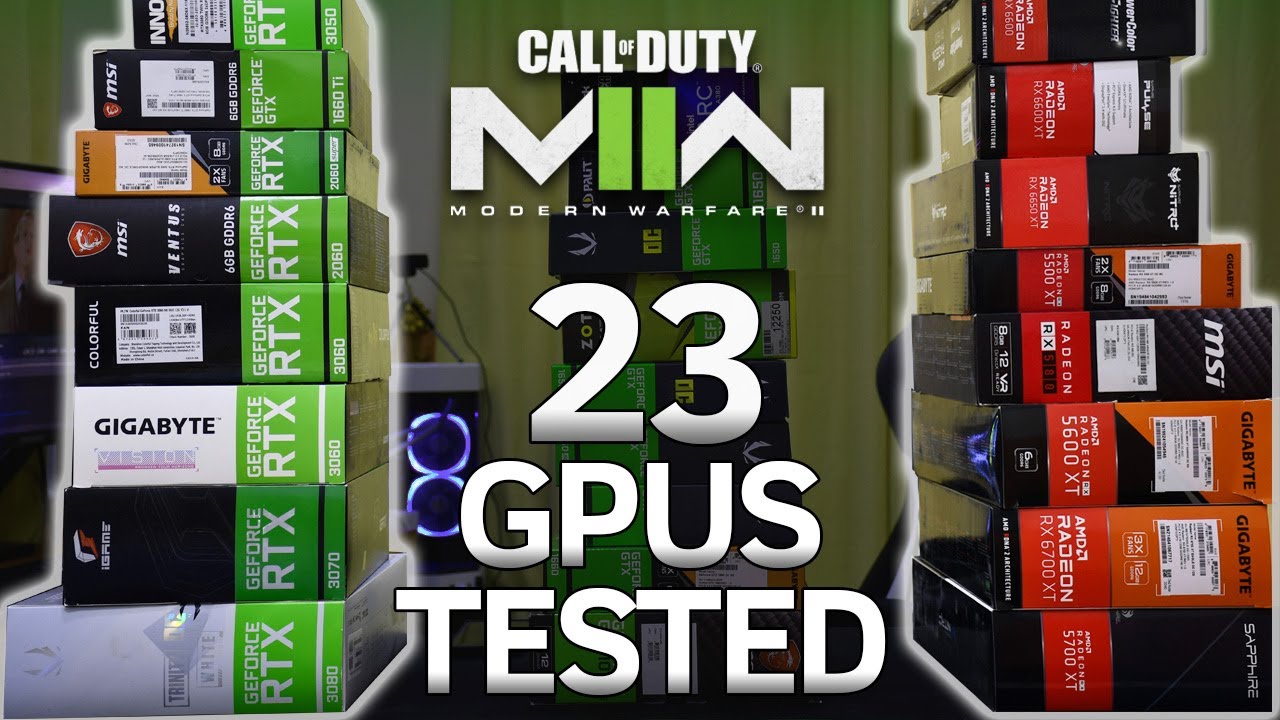 Call of Duty: Modern Warfare 2 | 23 GPUs Tested | Benchmark mode - YouTube