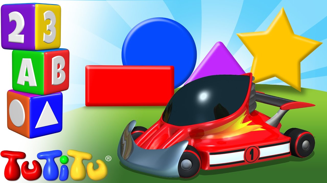 🟢🟦Fun Toddler Shapes Learning with TuTiTu Race Cars toy 🔶🟨TuTiTu ...