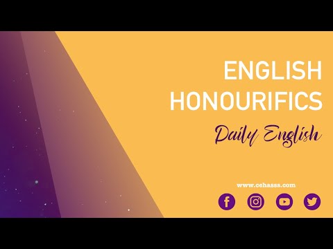 Perbedaan Mr, Sir, Ms, Mrs dan Miss | English Honourific - YouTube