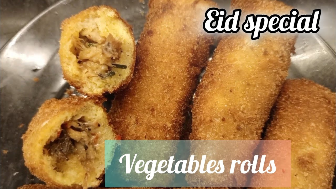 Chicken vegetable bread roll by Aroosh |vegetable cheese rolls | frozen ...