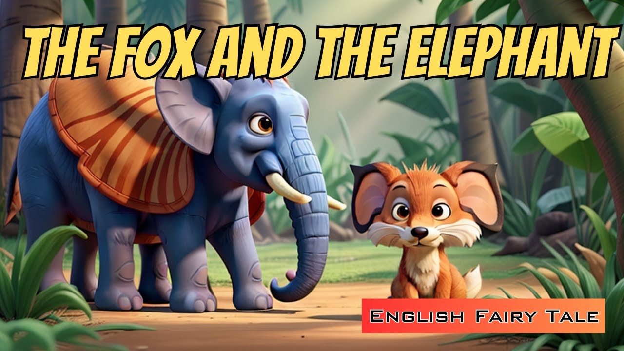 The Fox and The Elephant | Kids Story In English | Fairy Tale #kids ...