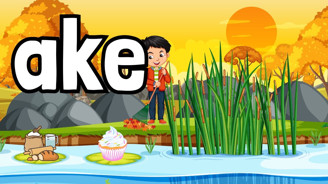 ake | Magic E | CVCE | Word Family | Reading | Writing | Phonics - YouTube