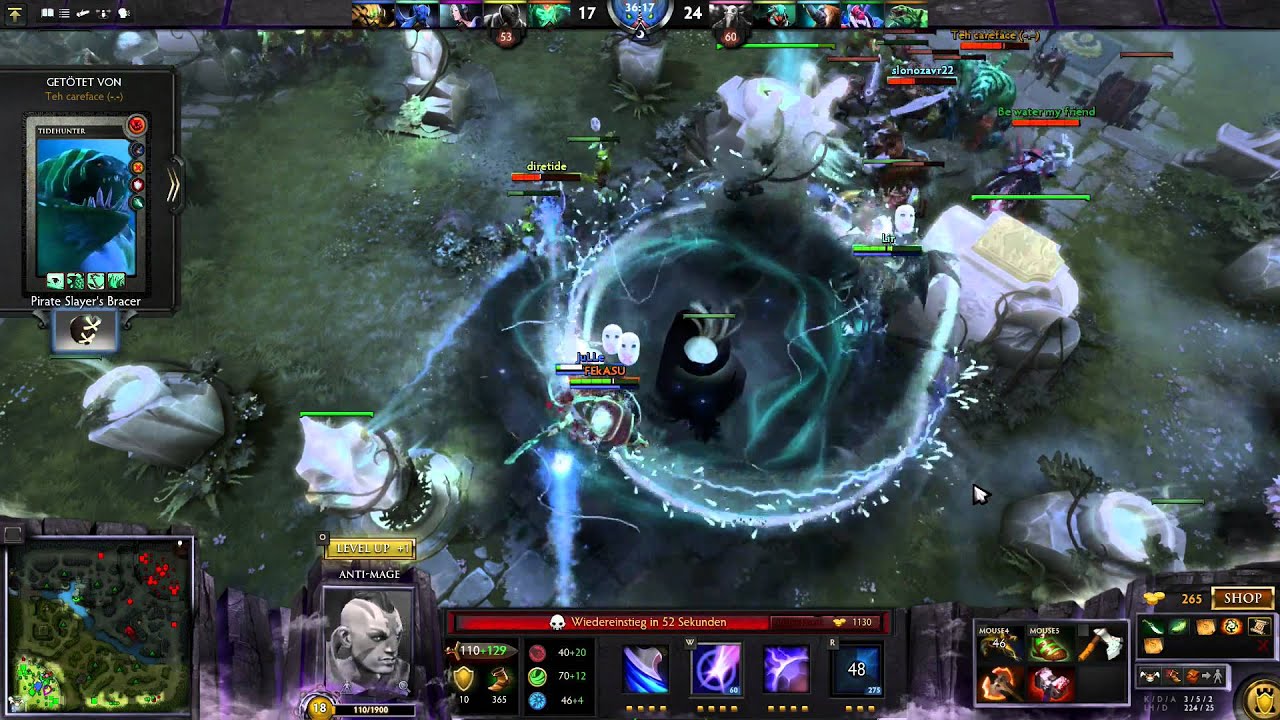 Dota 2 Gameplay German Anti Mage - Let's Play Dota 2 Magina - YouTube