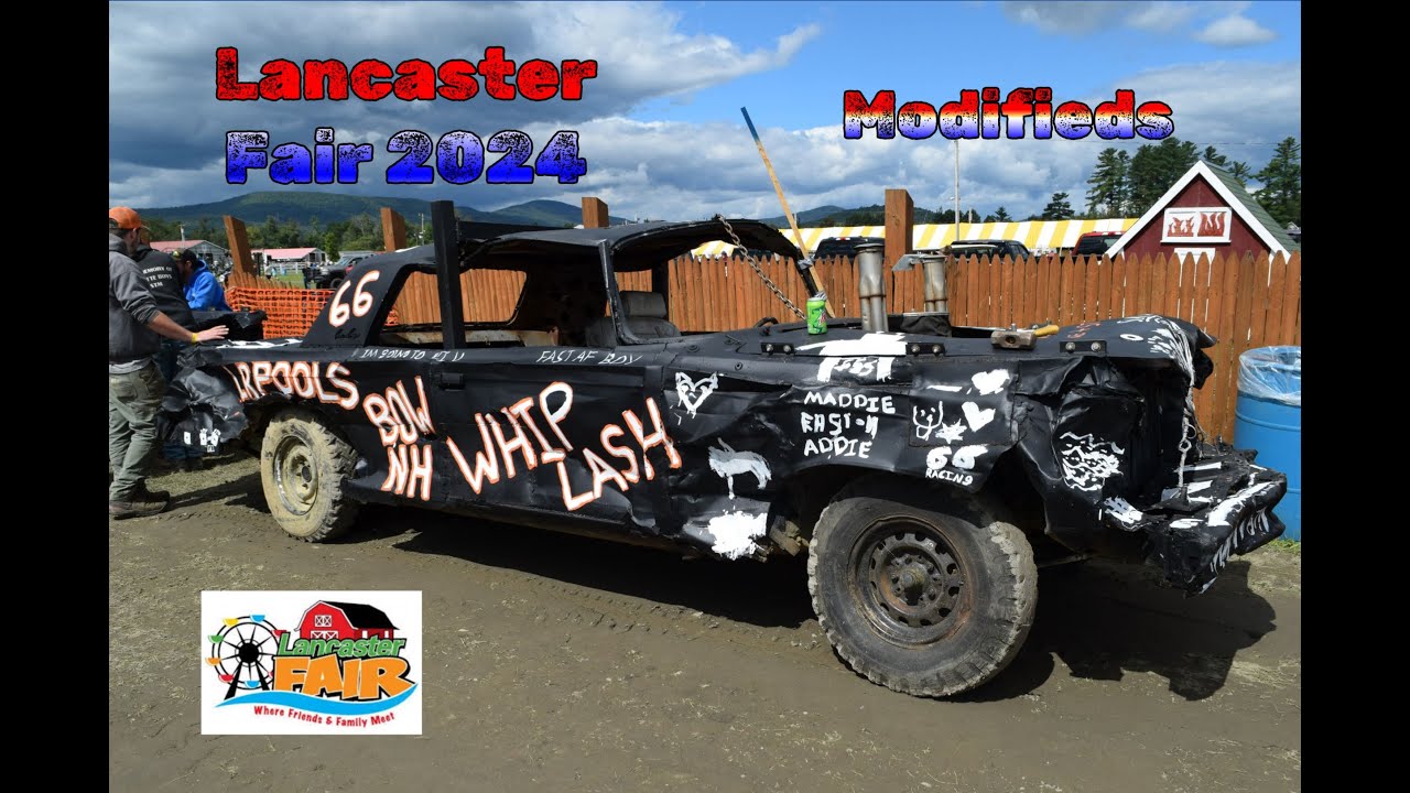 Lancaster (NH) Fair 2024 MODIFIEDS Demolition Derby 4K UHD - YouTube