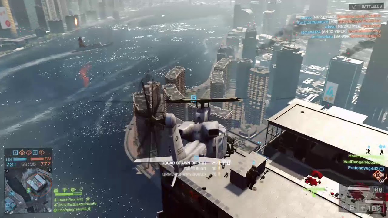 30 seconds of the greatest helicopter pilot in BF4 - YouTube