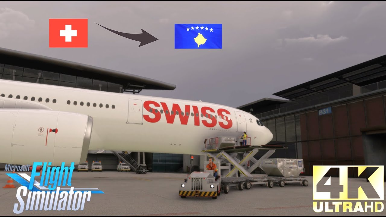 SWISS A330-300 Zurich Prishtina | MSFS FS2020 - YouTube