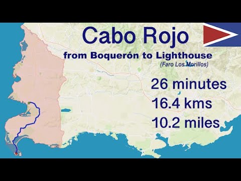 Driving in Puerto Rico - Cabo Rojo - Boquerón to Lighthouse - YouTube