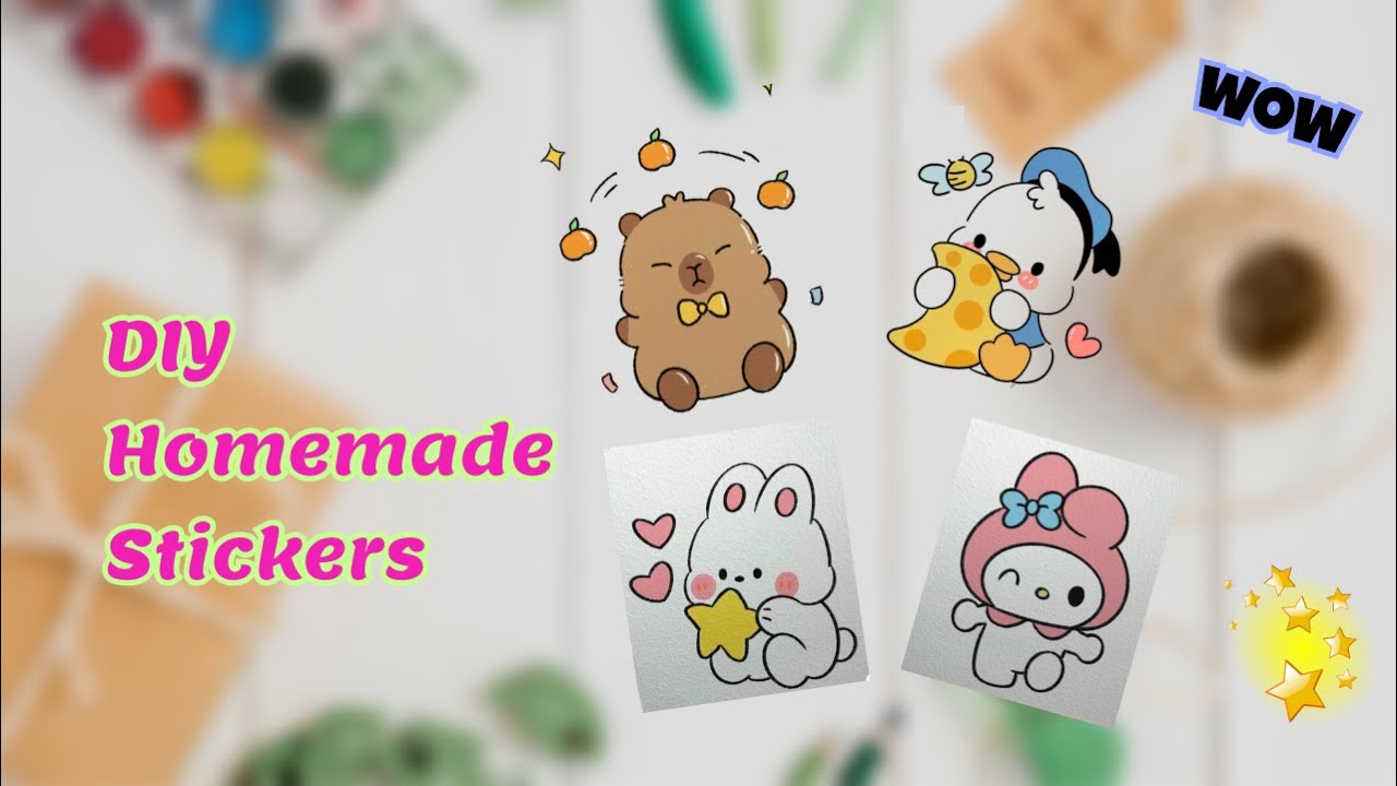 How to Make Stickers at Home | Step by Step! STOP Buying Stickers Make ...