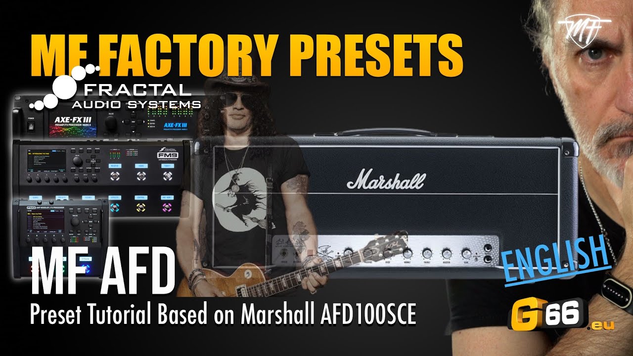 FRACTAL AUDIO - MF FACTORY PRESET - MF AFD based on MARSHALL AFD100SCE ...