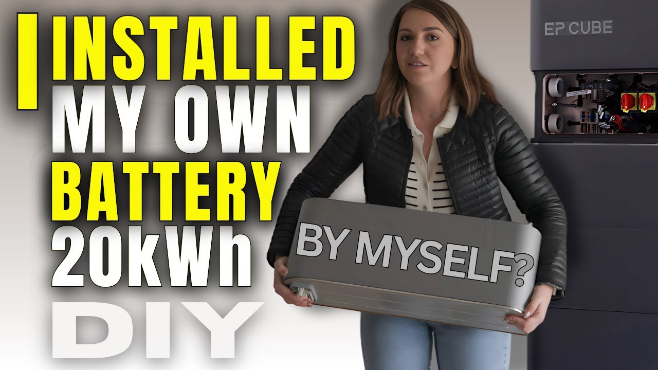 Installing Home Battery the EP CUBE By Canadian Solar In My Garage ...