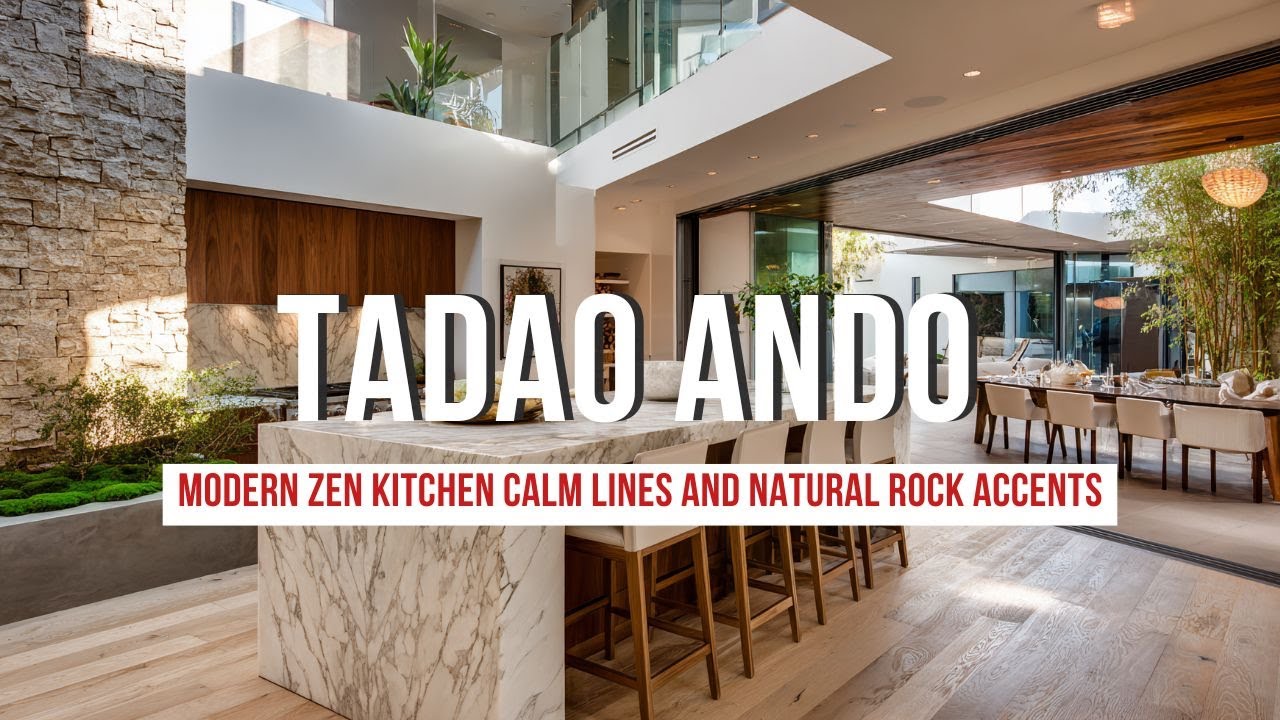 Modern Zen Kitchen Inspired by Tadao Ando with Calm Lines and Natural ...