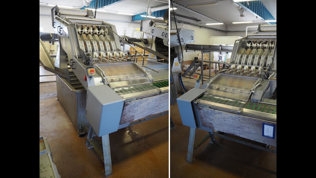 591-5: Baader automatic 5 lane infeeder - YouTube