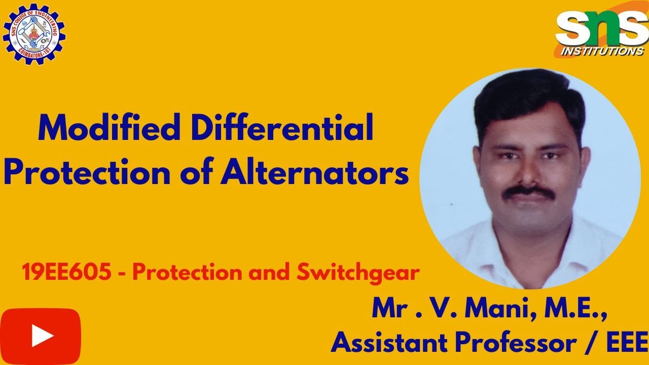 Mani V | Protection & Switchgear | Modified Differential Protection of ...