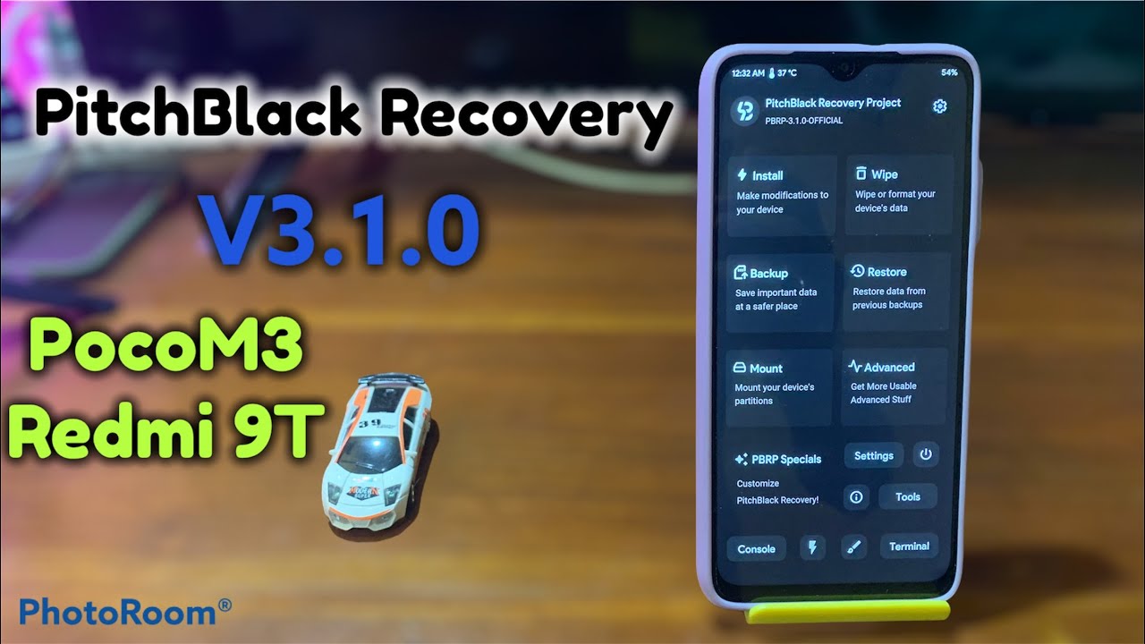PitchBlack Recovery V3.1.0 Poco M3/Redmi 9T - YouTube