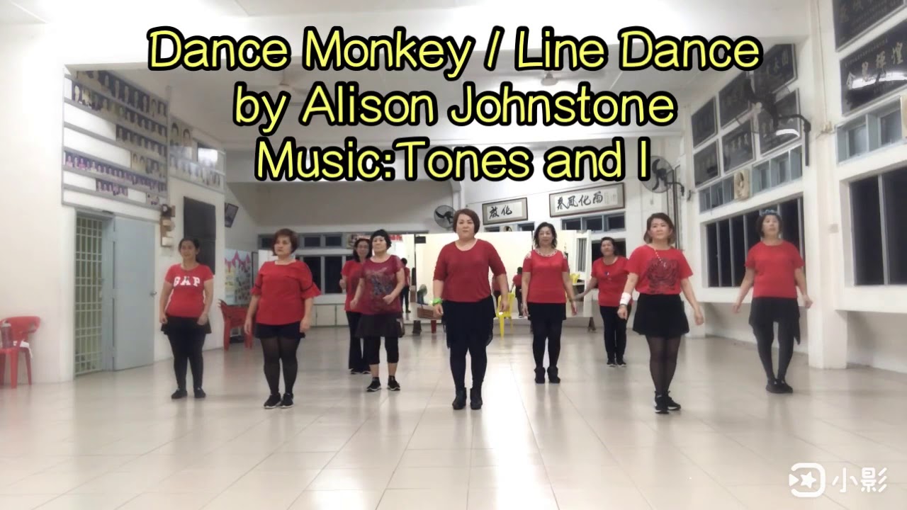 Dance Monkey/Beginner/Line Dance/by Alison Johnstone/Tones and I/Dec'19 ...